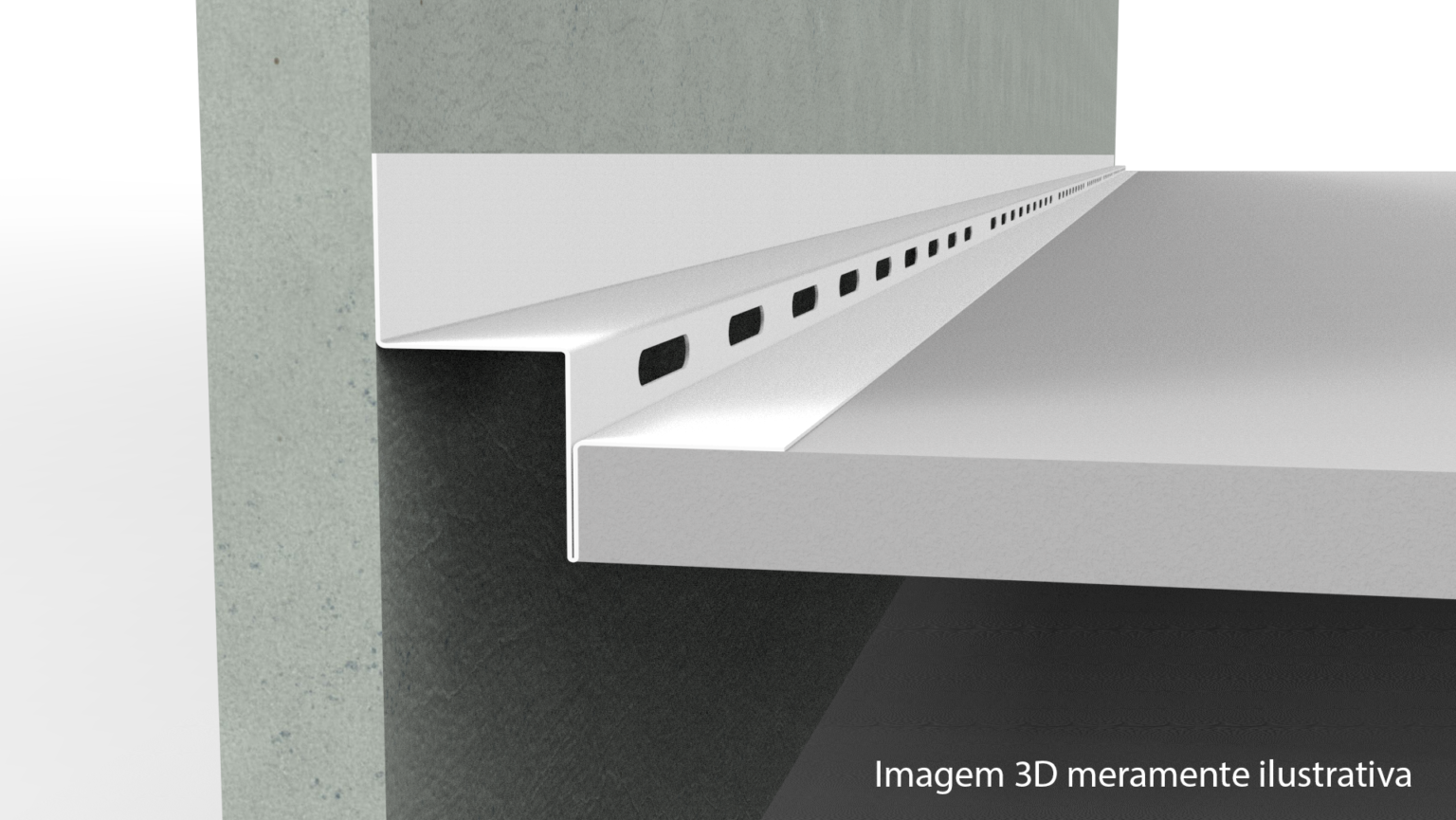 Tabica Perfurada Pintada - Multiperfil
