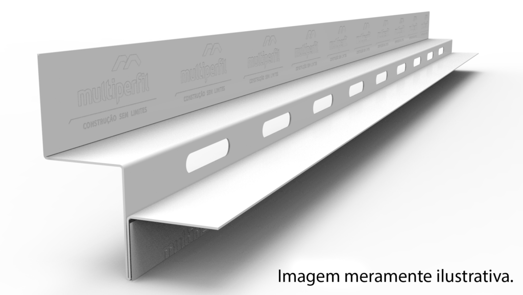 Tabica Perfurada Pintada - Multiperfil